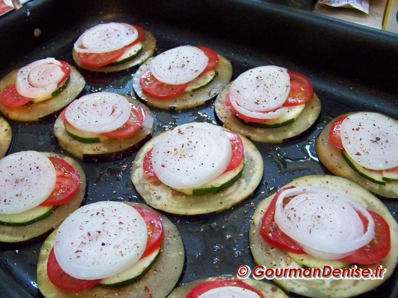Bayaldi de légumes à la mozzarella