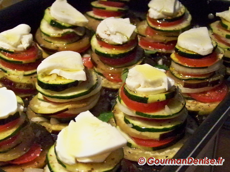 Bayaldi de légumes à la mozzarella | GourmanDenise