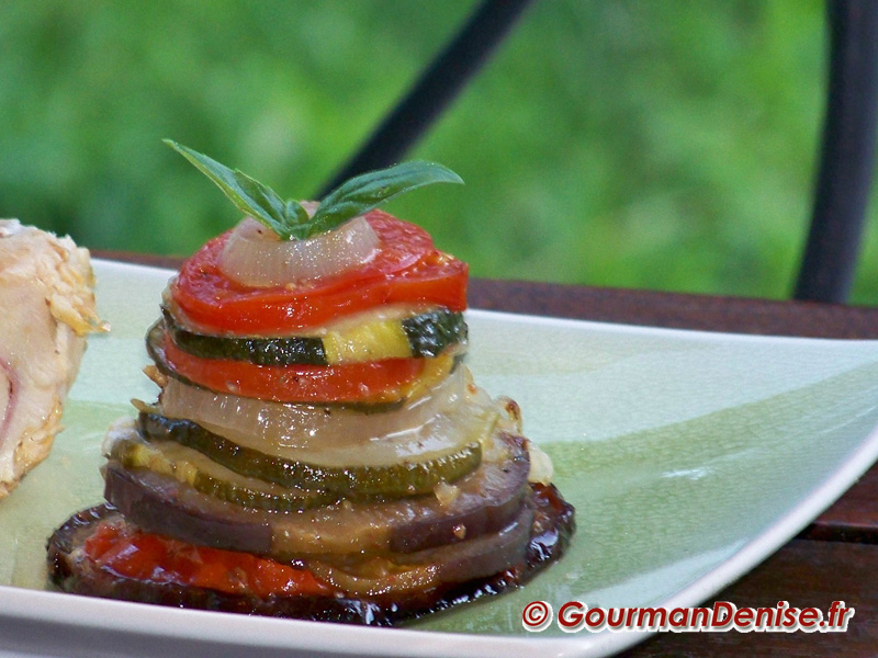 Bayaldi de légumes à la mozzarella