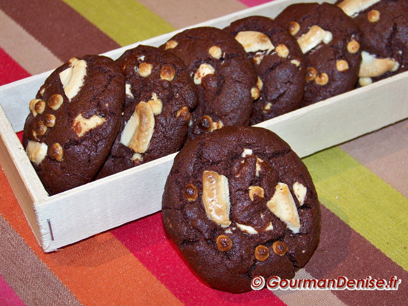 Cookies chocolat parfumés à la fève tonka | GourmanDenise