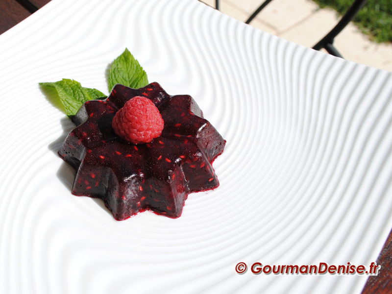 Gelée de fruits rouges au vin et aux épices douces